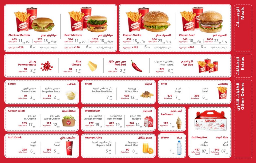 مطعم برغرايزر Burgerizer الجبيل ( الاسعار + المنيو + الموقع ) - مطاعم و ...